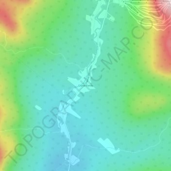Grand-Fonds topographic map, elevation, terrain