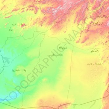 Helmand Province Map