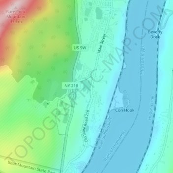 Crystal Lake topographic map, elevation, terrain
